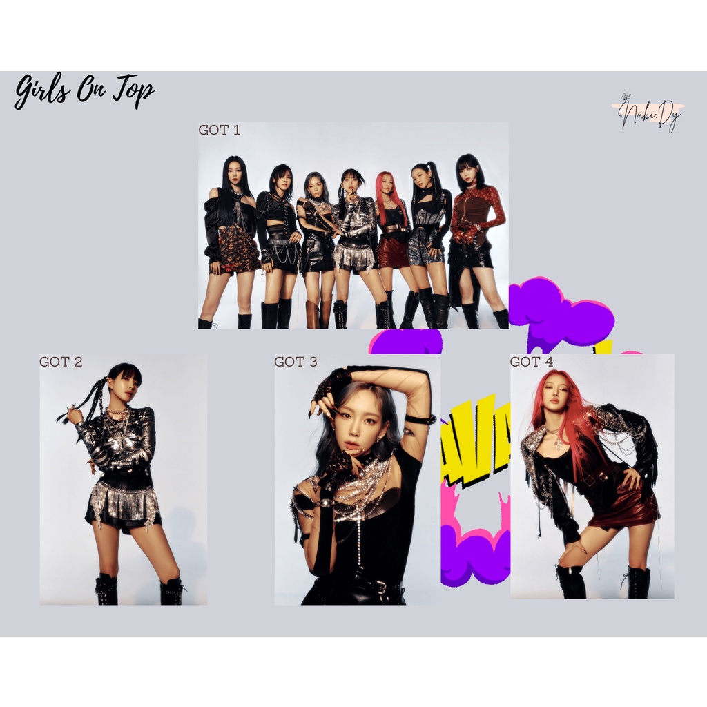 Jual Poster KPOP CUSTOM GOT The Beat Girls On Top Step Back SMTown ...