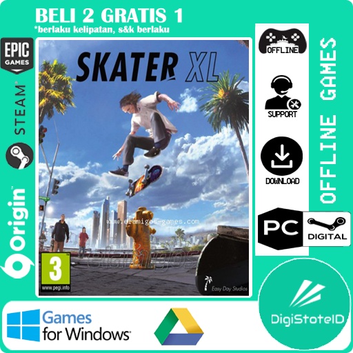 Jual Skater XL The Ultimate Skateboarding - Game PC | Shopee Indonesia