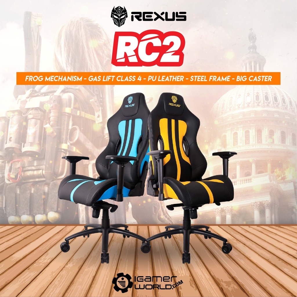 Jual Rexus Raceline Ultimate RGC RC2 Gaming Chair | Shopee Indonesia