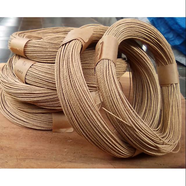 Jual TALI KERTAS RUSTIC TALI RAMI kain goni perlengkapan rustic craft ...