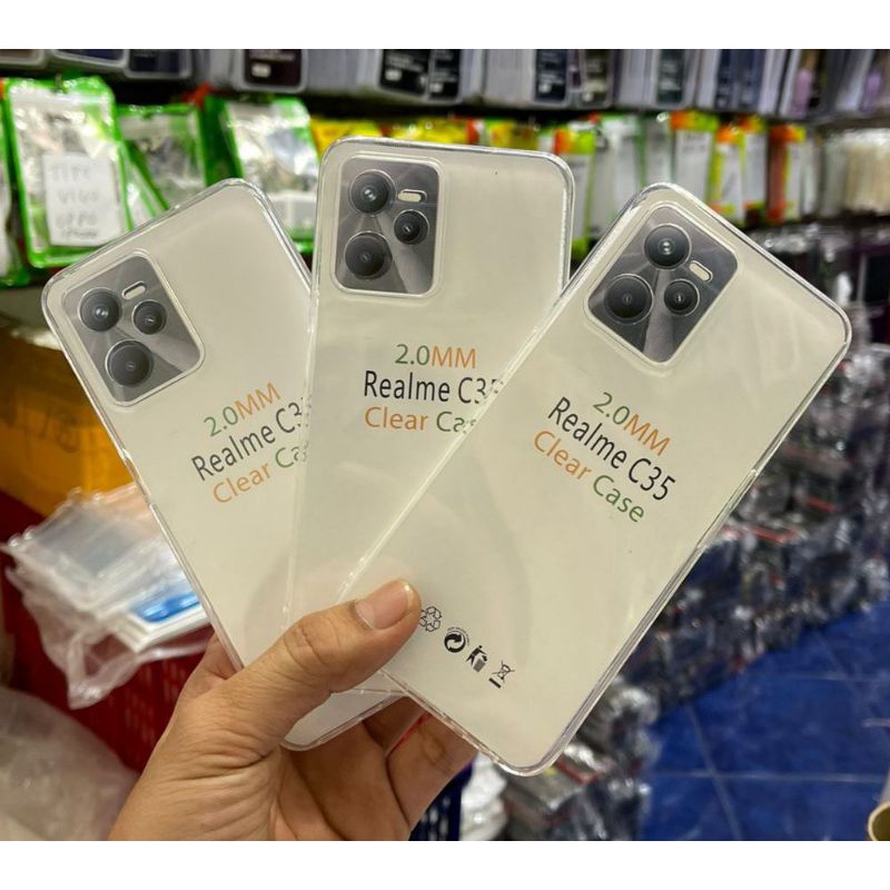 Jual REALME C35 - CLEAR CASE HD 2.0MM | Shopee Indonesia