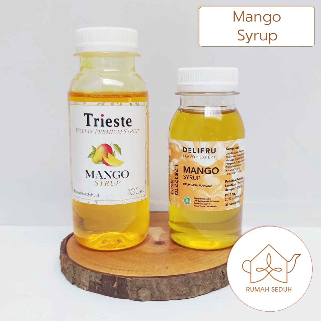 Jual 100mL Sirup Mangga merk Trieste - Mango Italian Premium Syrup ...