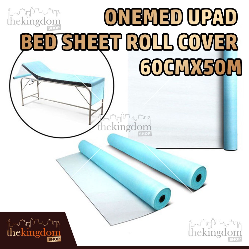 Jual Onemed Upad Bed Sheet Roll Cover 60cm x 50m Perlak Alas Bed ...