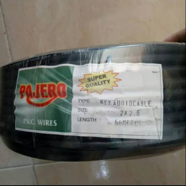 Jual Kabel listrik serabut 2x2,5mm tembaga isi 50meter | Shopee Indonesia