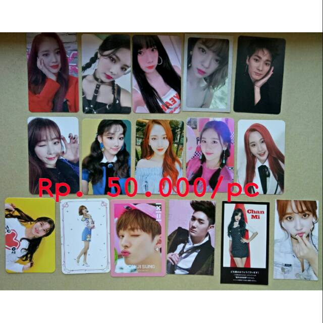 Jual SALE OFFICIAL PHOTOCARD WEKI MEKI, TWICE, ARON, GUGUDAN, MOMOLAND, WANNAONE, AOA ALBUM ...