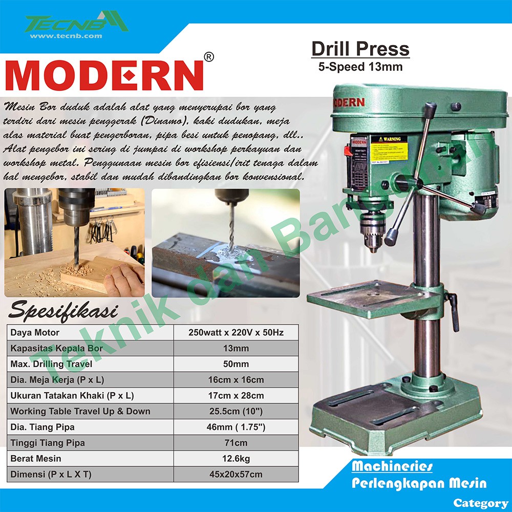 Jual Bor Duduk Modern 13mm | Shopee Indonesia