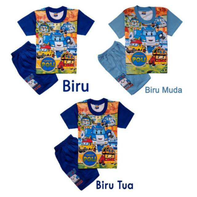 Jual Baju Robocar Poli | Shopee Indonesia