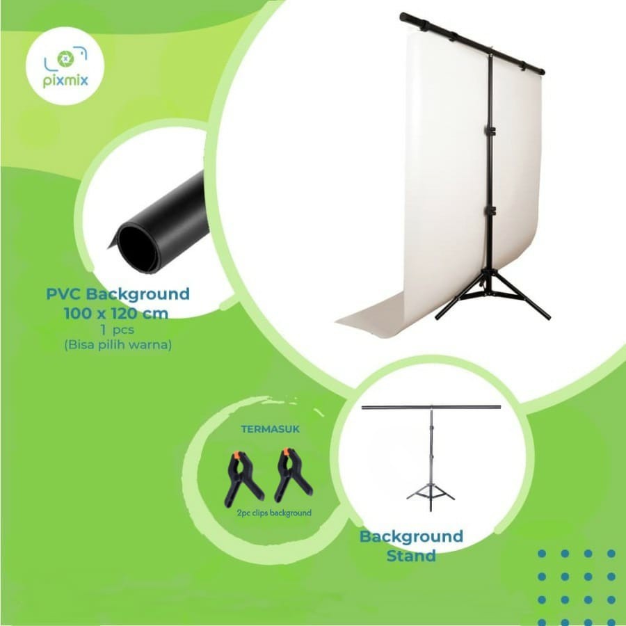 Jual Backdrop Foto | Studio mini | 100 x 120cm Background + STAND ...
