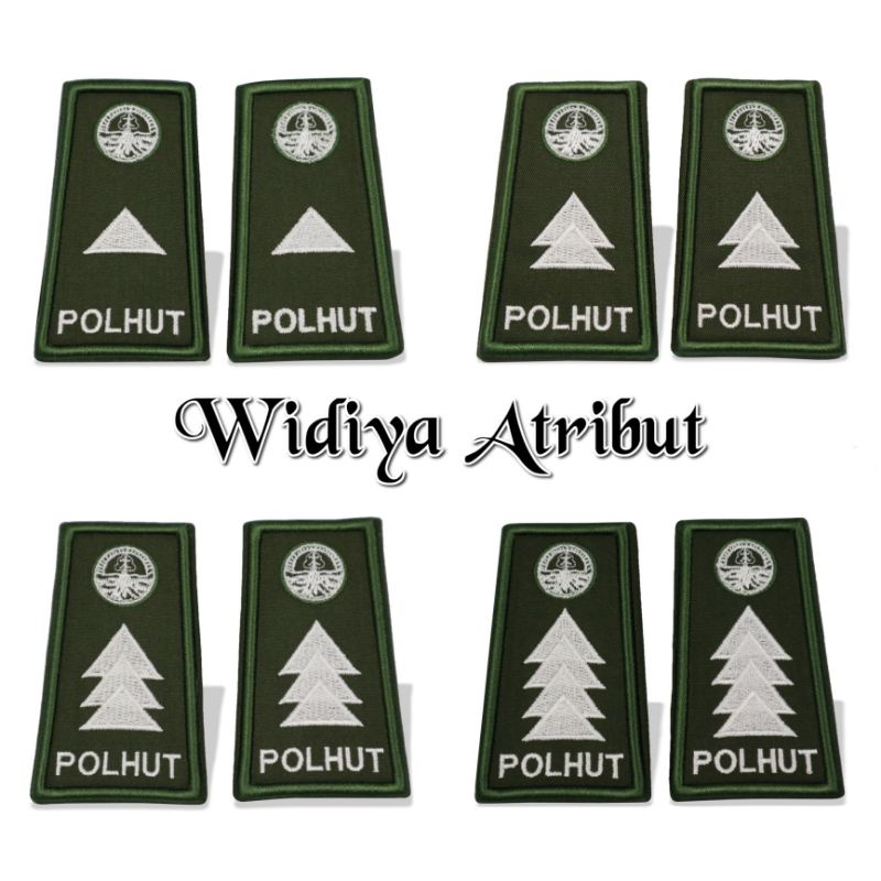 Jual Pangkat PDH POLHUT Bordir Golongan 2A/2B/2C/2D - Pangkat POLHUT ...