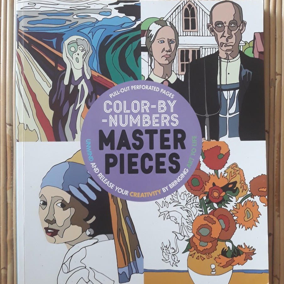 Jual Color By Number Masterpieces Colouring Leonardo Da Vinci Vermeer ...