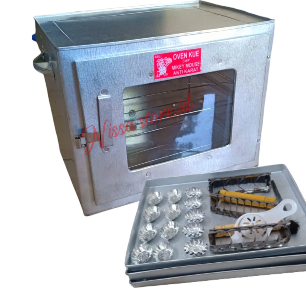 Jual Oven Kue Tangkring Kompor Gratis Aneka Cetakan Kue dan Loyang Open ...