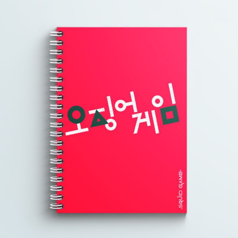 Jual NOTEBOOK / NOTEBOOK A5 SQUID GAME ( 50 LEMBAR 100 HALAMAN ...