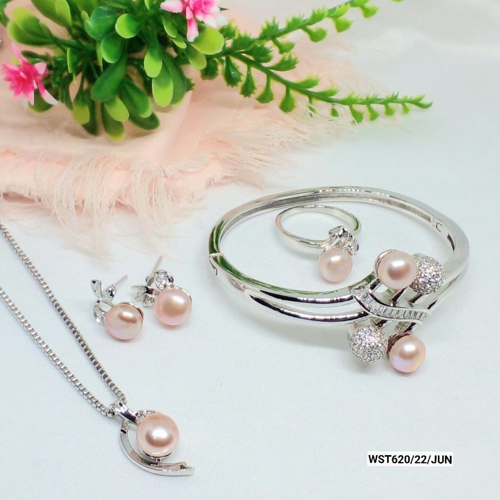Jual Set Lengkap Perhiasan Cantik Mutiara Lombok ASLI Bersertifikat ...