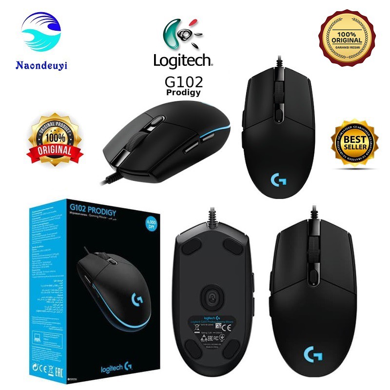Jual Mouse Gaming Logitech G102 Prodigy | Shopee Indonesia
