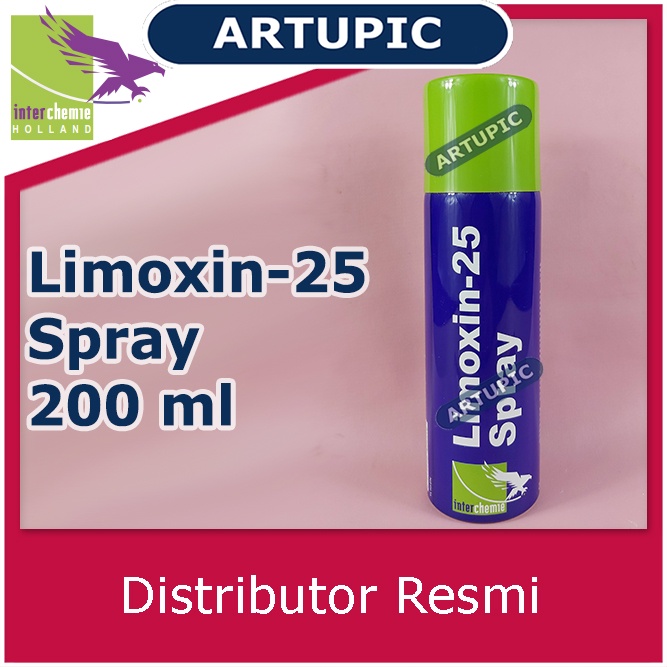 Jual Limoxin-25 Spray 200ml Obat Semprot Luka Infeksi Kulit Hewan ...