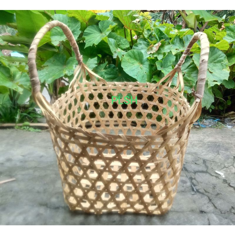 Jual anyaman bambu tas 25×25×25 | Shopee Indonesia