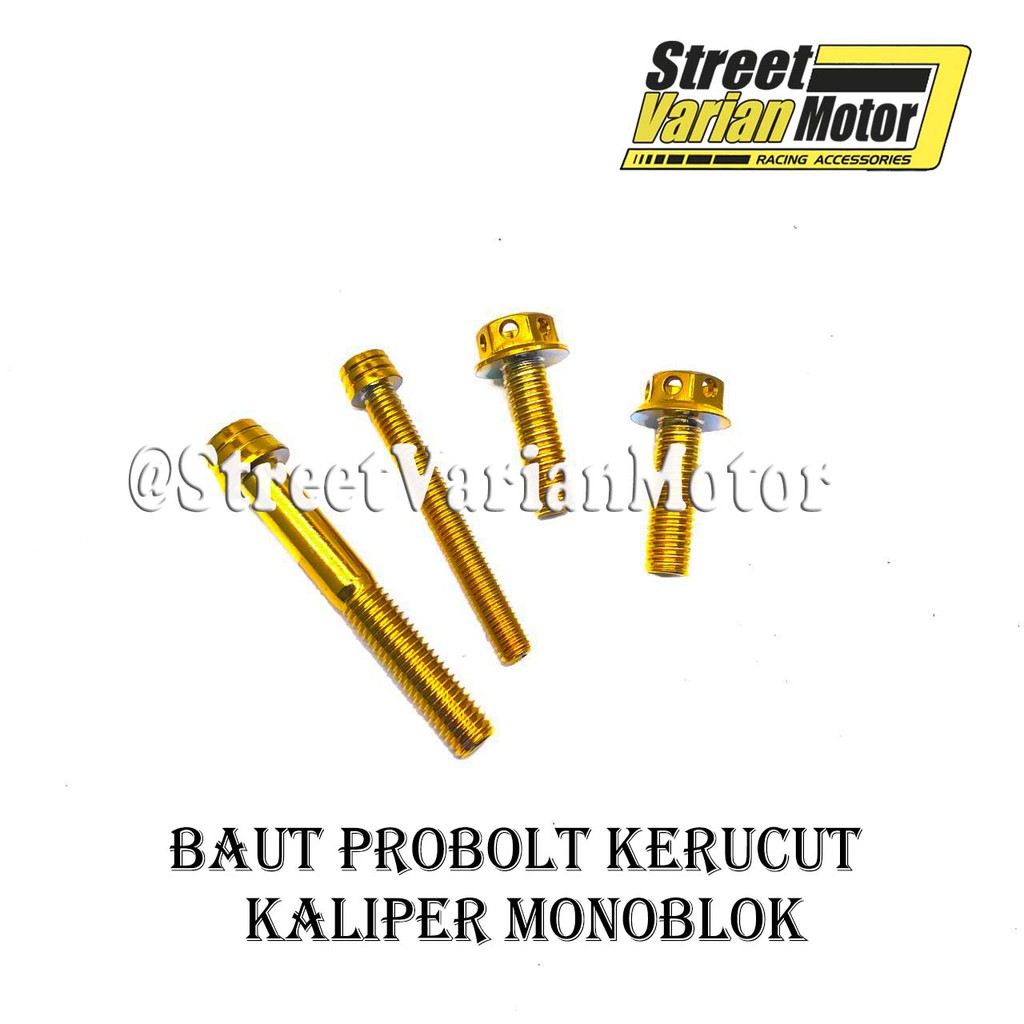 Jual Baut Probolt Kerucut Kaliper Monoblok YAMAHA | Shopee Indonesia