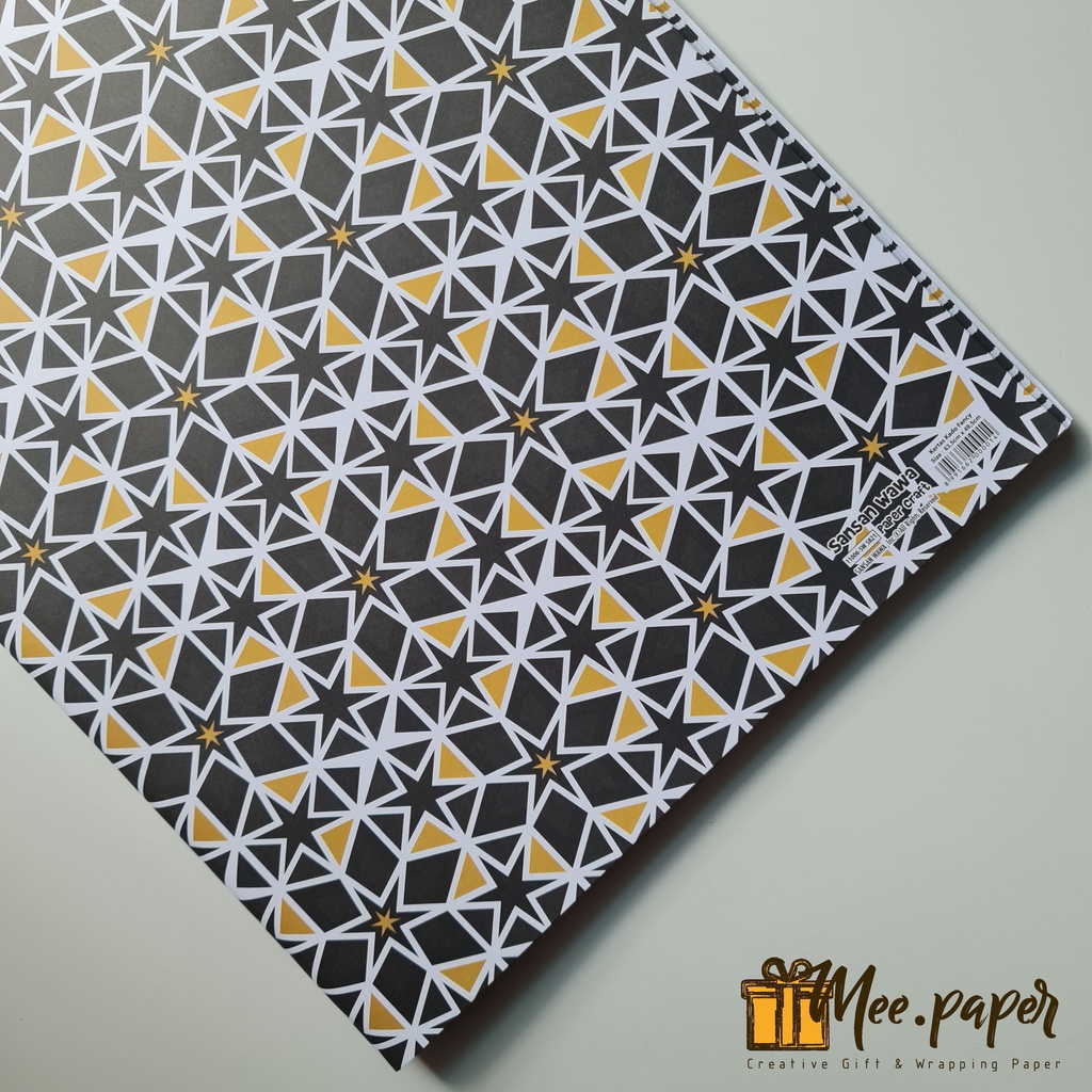 Jual Kertas Kado Sansan Wawa Motif Pattern 10 Star, Bungkus / Wrapping ...