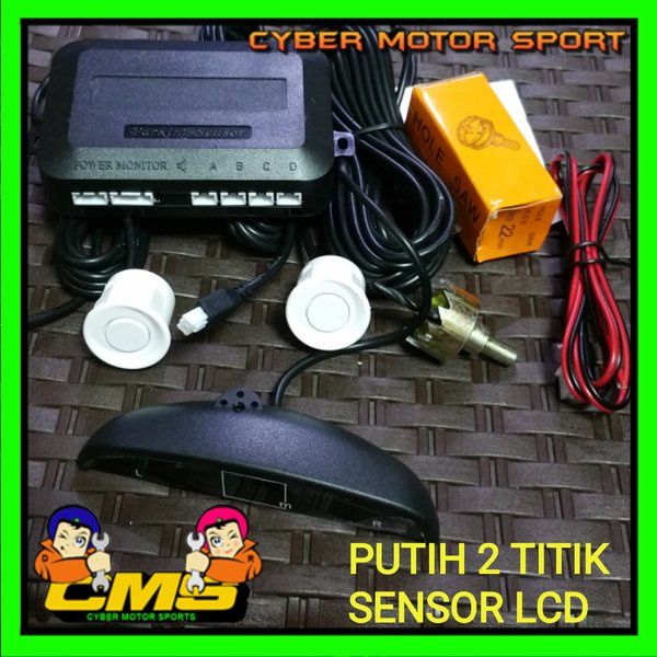 Jual sensor parkir Putih 2 titik dengan display lcd indikator. sensor ...