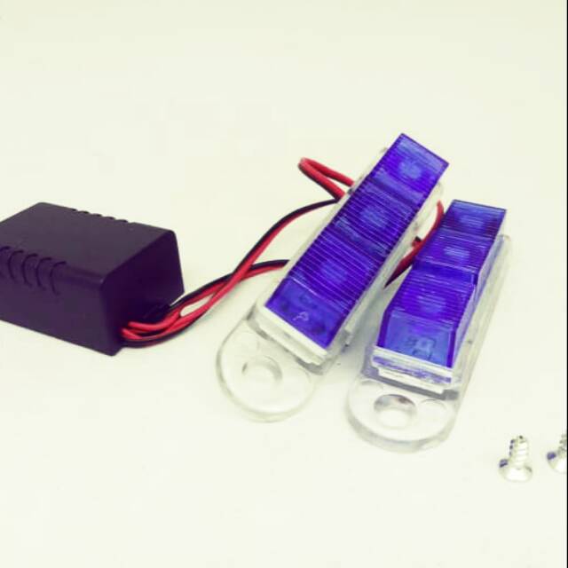 Jual Lampu LED strobo kolong biru flash | Shopee Indonesia