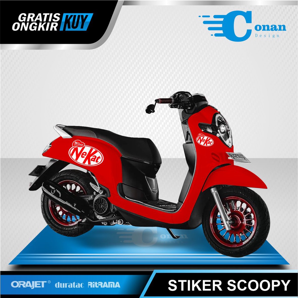 Jual Striping Scoopy Viral 2021 Variasi - Variasi Stiker Scoopy ...