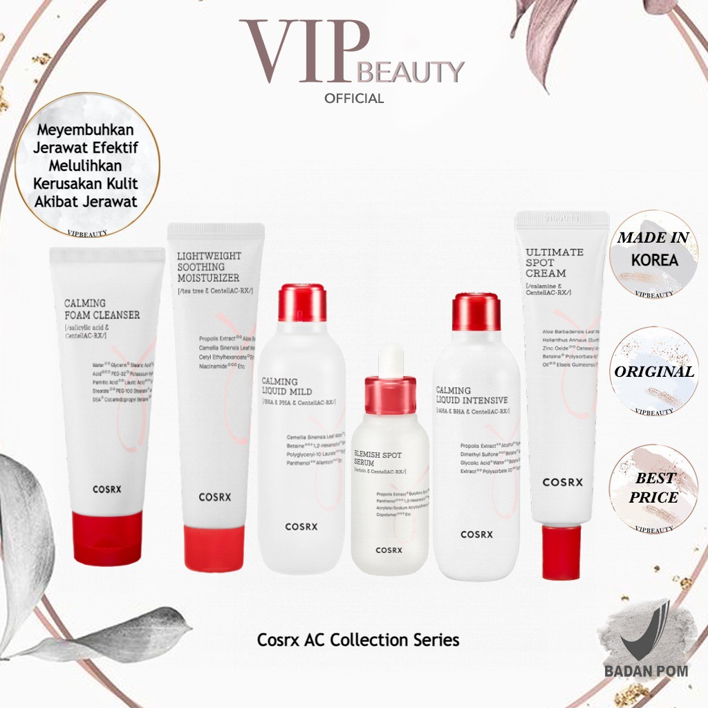 Jual COSRX AC Collection Acne Series - Kit | Patch | Cleanser | Spot ...