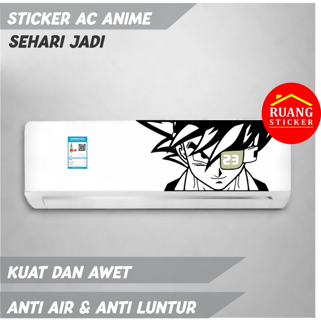 Jual STIKER AC AIR CONDITIONER ANIME GOKU ONE PIECE JUJUTSU KAISEN ...