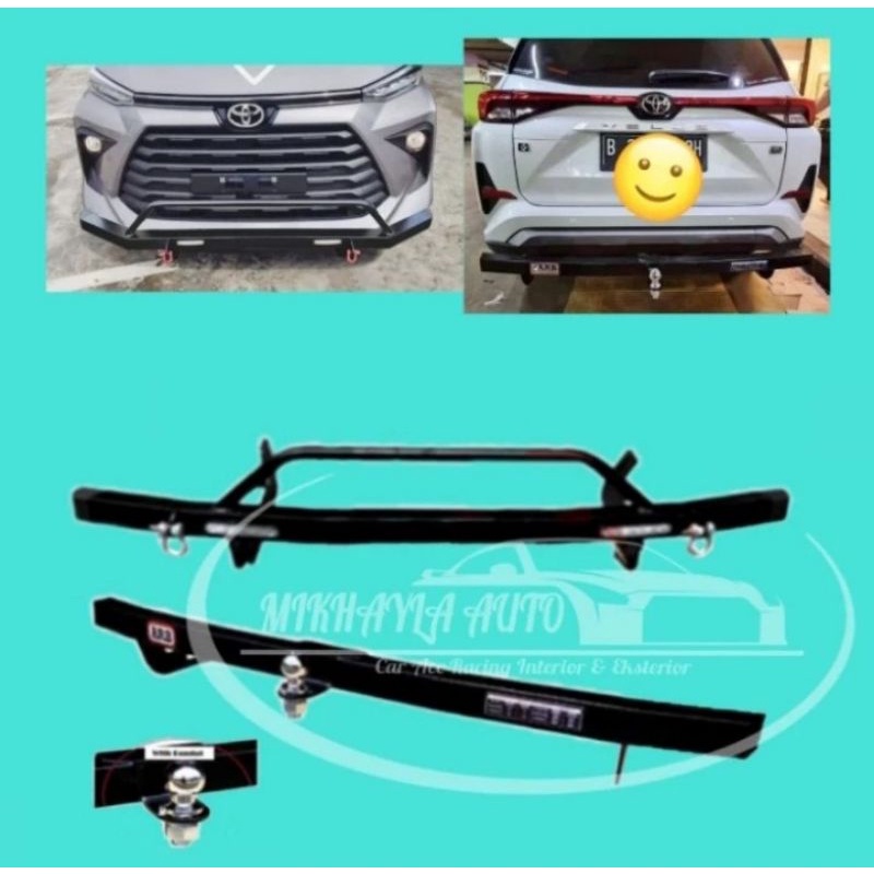 Jual Paket Towing/Tanduk Pengaman Bemper Depan Belakang Avanza Veloz ...