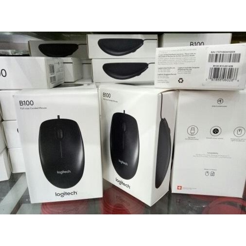 Jual Mouse Usb Logitech B100 Original ,Mouse Kabel Logitech B100 ...