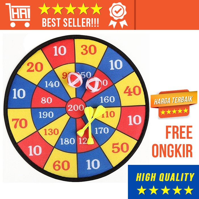 Jual DART PAPAN DART BOARD GAME PRO PANAHAN DINDING PAPAN DART ...
