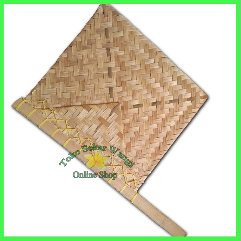 Jual Kipas Sate / Kipas Angin Manual bahan bambu alami / kipas bambu ...