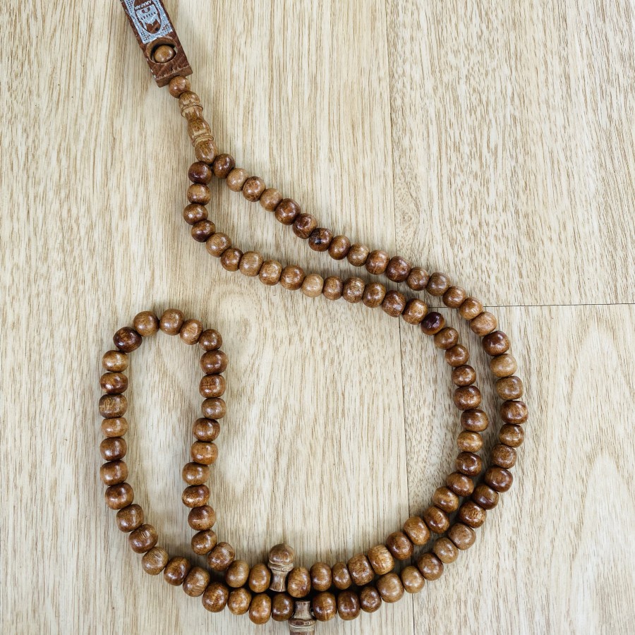Jual TASBIH KAYU 99 BUTIR UKURAN 8MM SOUVENIR HAJI UMROH HAJATAN IBADAH ...