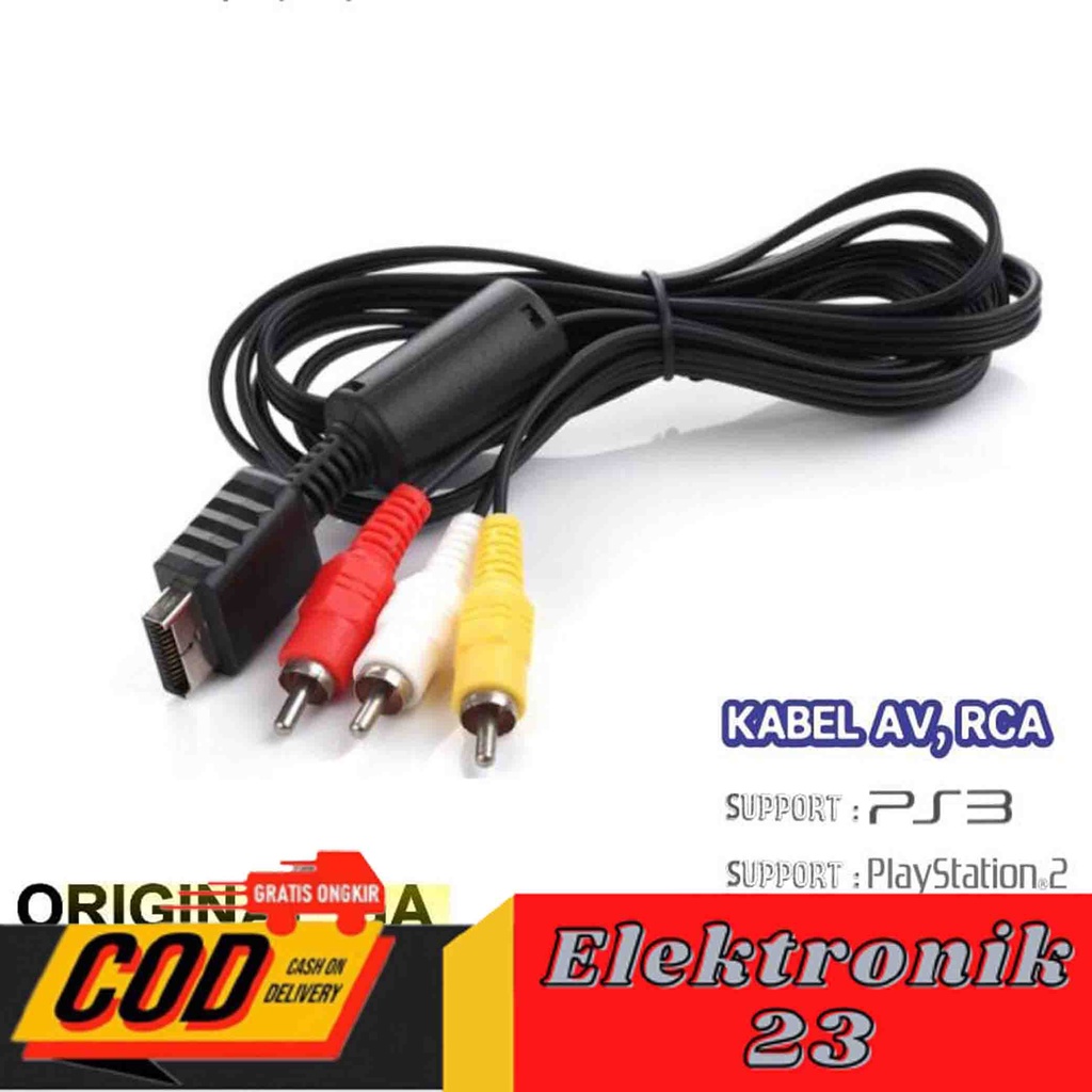 Jual Kabel AV for Ps2 Ps3 Original | Shopee Indonesia