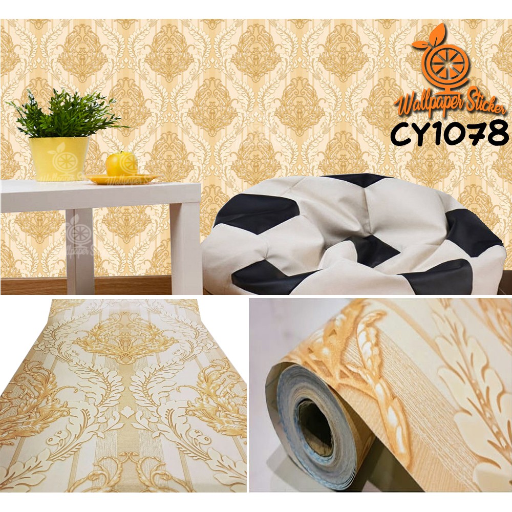 Jual MUTIARA Wallpaper Dinding Stiker Ukuran 45cm x 9m Elegant ...
