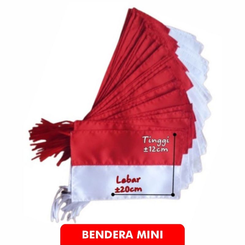 Jual BENDERA MERAH PUTIH / BENDERA MINI / BENDERA MOTOR | Shopee Indonesia