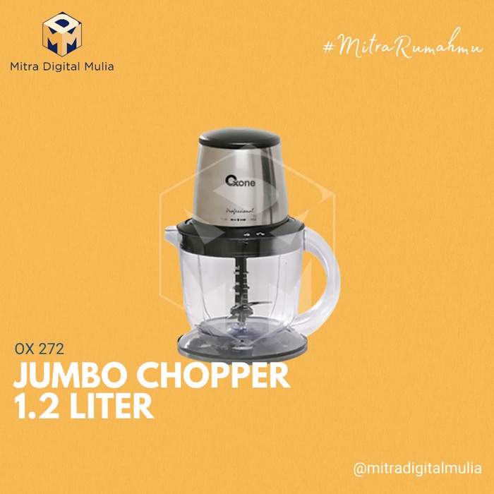 Jual Oxone - OX 272 Chopper Jumbo 1.2L 250W | Shopee Indonesia