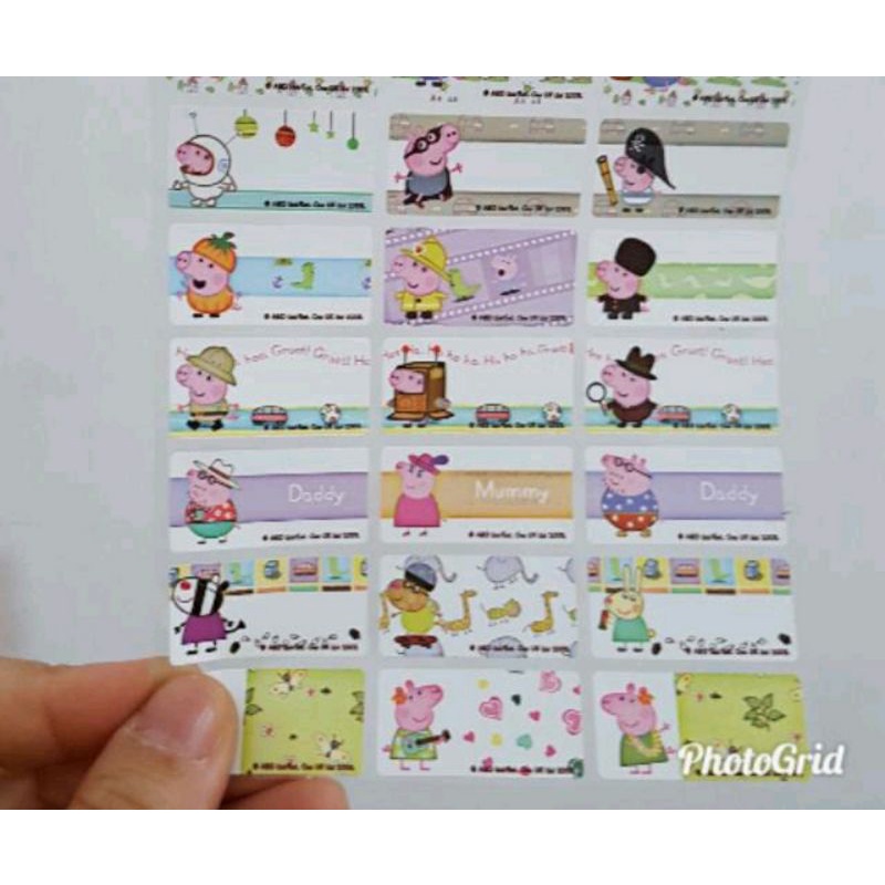 Jual label kain babi pink label baju tahan air tahan kucek | Shopee ...