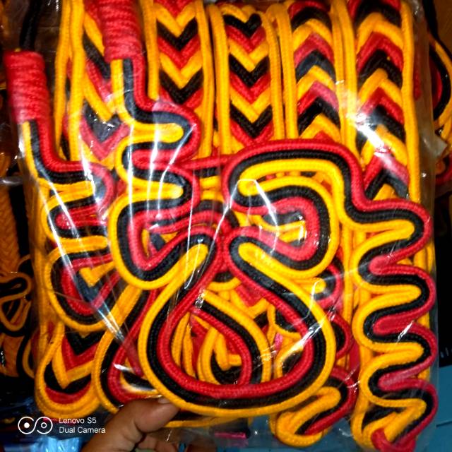 Jual Tali komando talikur 3 warna merah hitam kuning | Shopee Indonesia