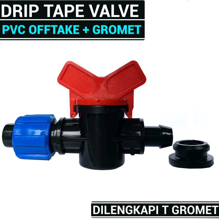 Jual Drip Tape Valve Irigasi Model Pvc Offtake selang 16mm | Shopee ...