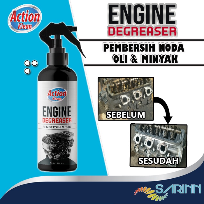 Jual Action Klean Engine Degreaser Pembersih Kerak Oli dan Minyak pada kendaraan motor mobil ...