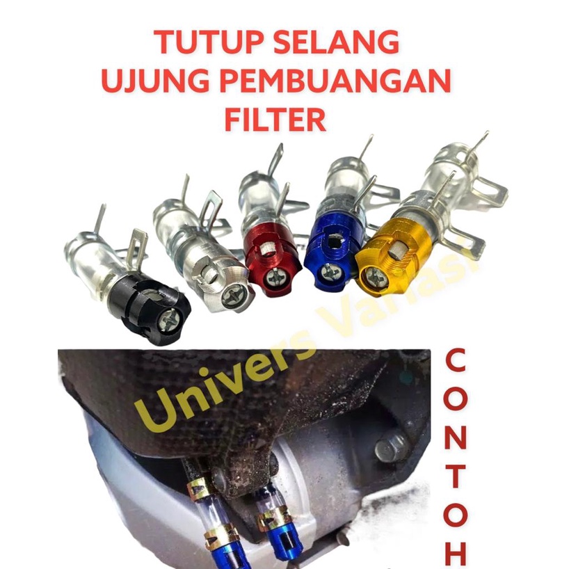 Jual TUBE DRAIN SELANG PEMBUANGAN FILTER SELANG BREKET TUTUP CNC MERAH ...