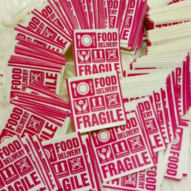 Jual STIKER FRAGILE FOOD -- READY STOCK | Shopee Indonesia