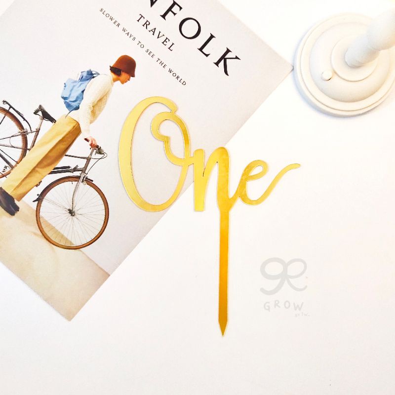 Jual topper one / topper tulisan one | Shopee Indonesia