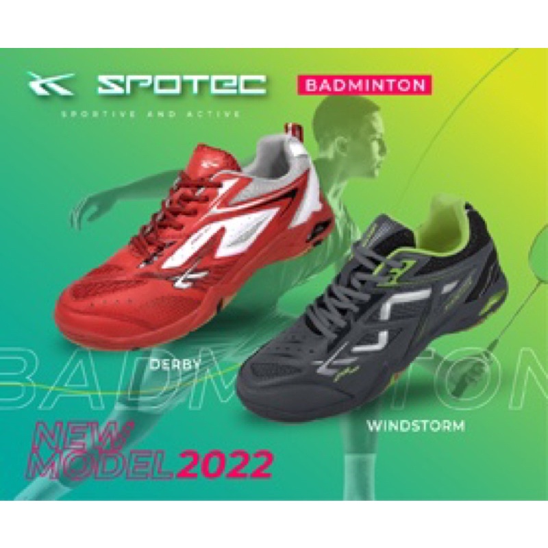 Jual New Arrival Sepatu Badminton Spotec Derby 100% ORI | Shopee Indonesia