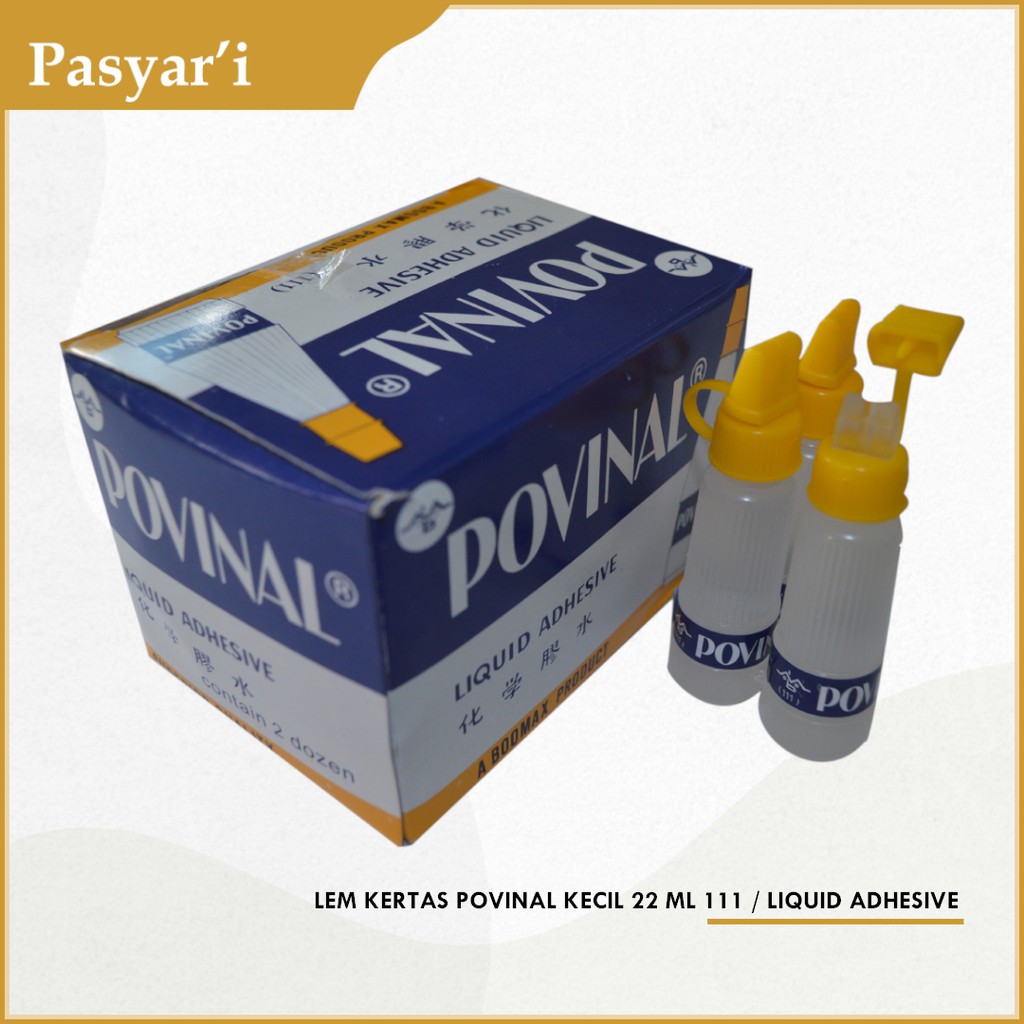 Jual Lem Kertas Povinal kecil 22 ml 111 Liquid Adhesive | Shopee Indonesia
