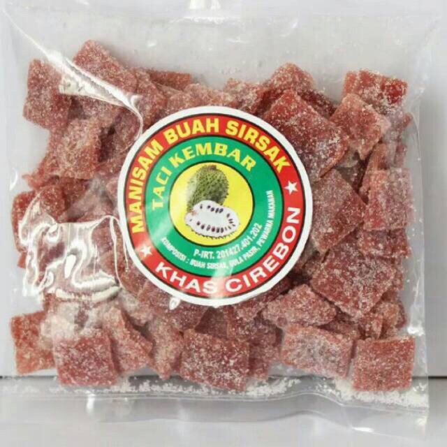 Jual Manisan Buah Sirsak Khas Cirebon Taci Kembar ASLI 250Gram | Shopee ...