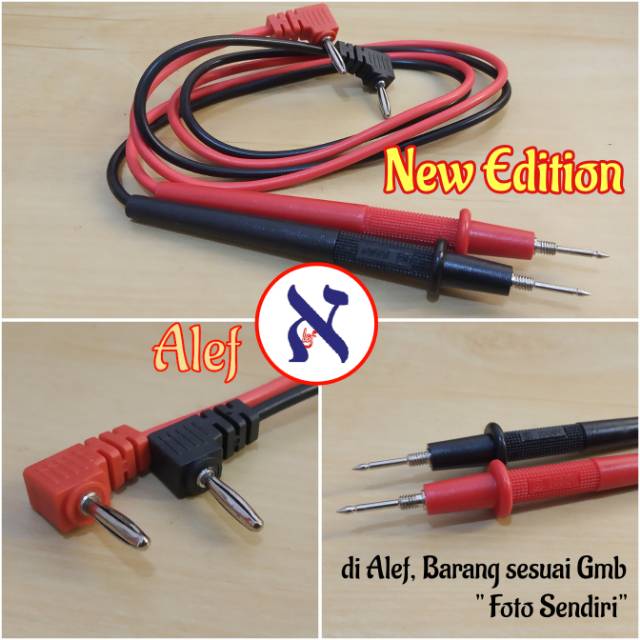 Jual Kabel avo meter Probe Multitester Avometer Merah Hitam port out V2 ...