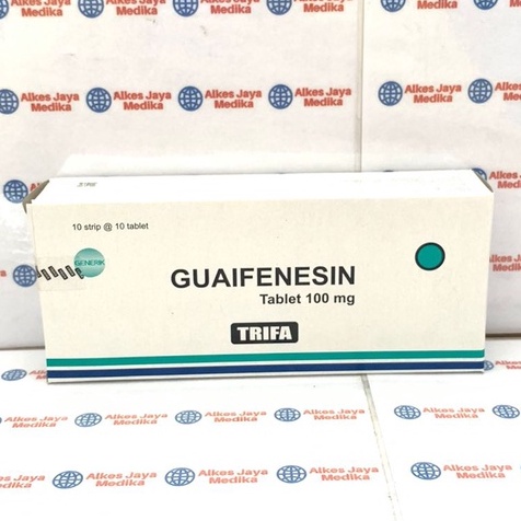 Jual Guaifenesin 100 mg Box isi 100 tablet - Obat Batuk Berdahak | Shopee Indonesia