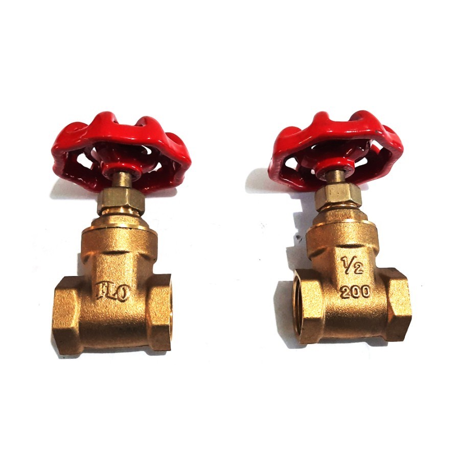 Jual new STOP KRAN GATE VALVE KUNINGAN KRAN PDAM MURAH 1/2" DRAT Mirip ...