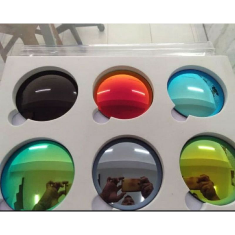 Jual lensa warna mirror coating minus/minus cylinder/normal | Shopee ...
